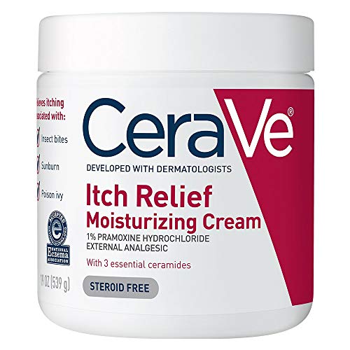 CeraVe Anti-Itch Cream with Pramoxine for Itchy Skin Relief from Bug ...