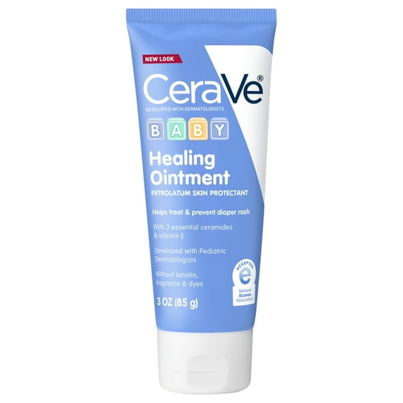 CeraVe Baby Healing Ointment for Diaper Rash & Cracked Chafed Dry Skin ...