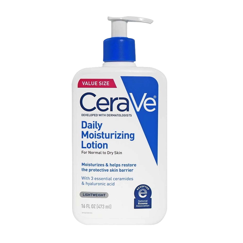 CeraVe Daily Lightweight Moisturizing Lotion for Normal to Dry Skin, 16 ...