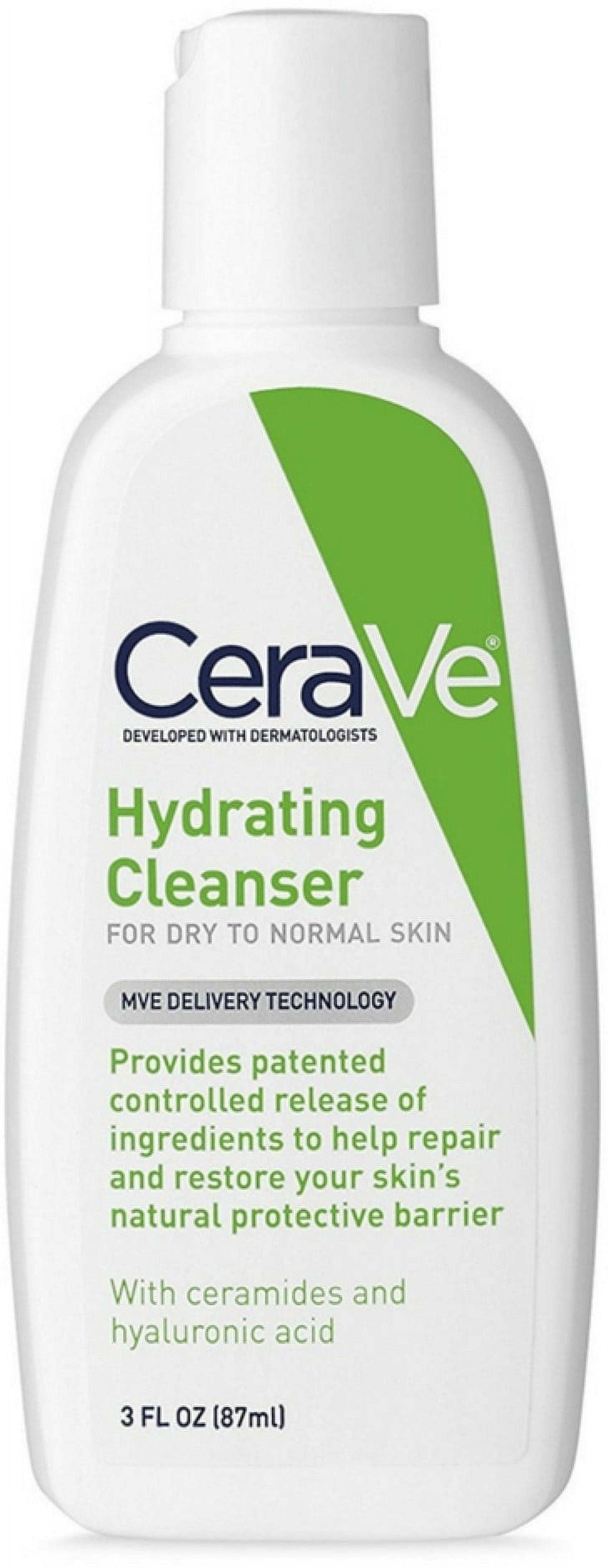 CeraVe Daily Skin Care Facial Cleanser, Hydrating Face Cleaner 3 oz ...