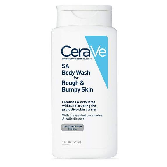 CeraVe, SA Body Wash, 10 oz, for Rough & Bumpy Skin - Walmart.com