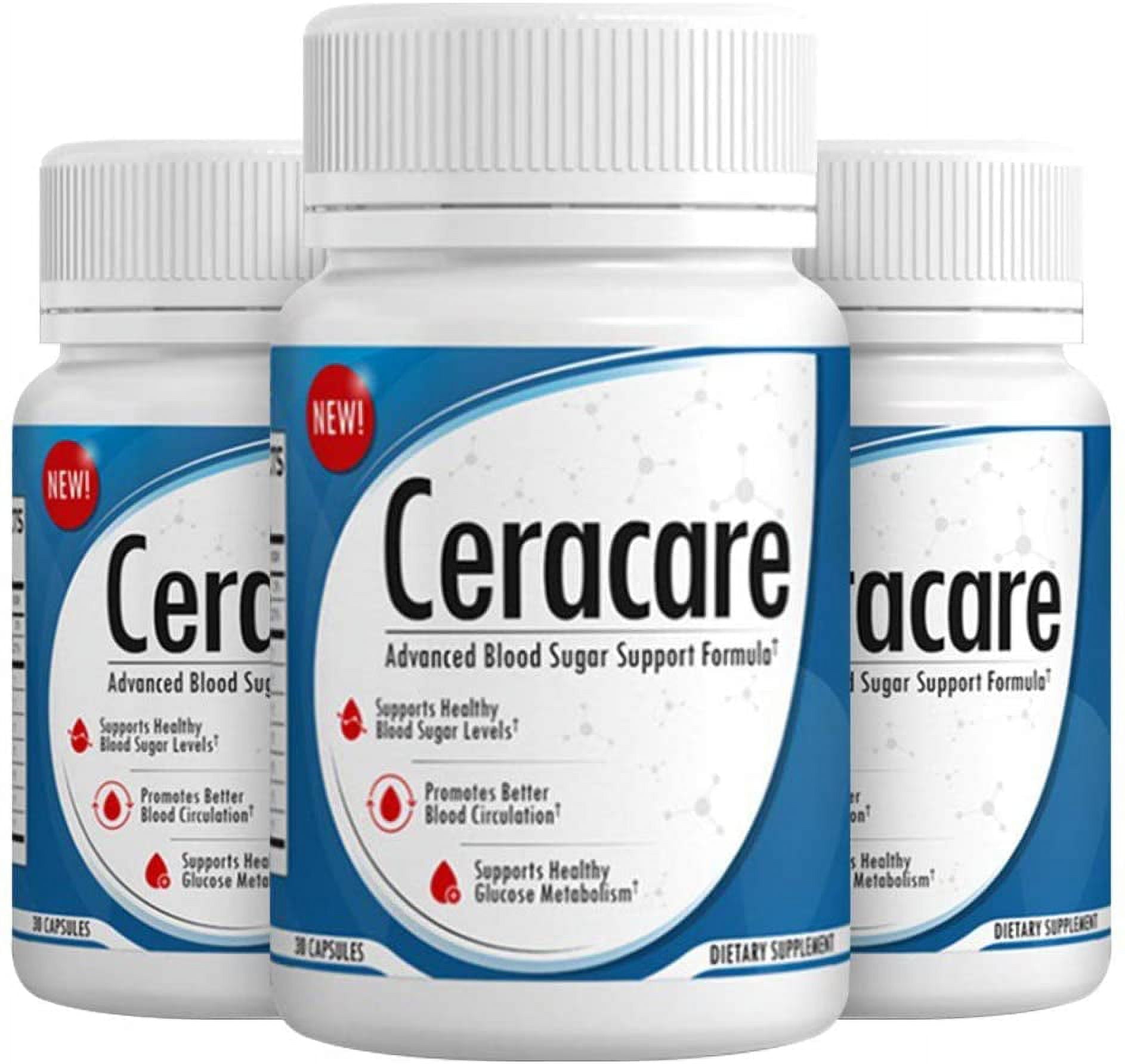 Ceracare - Advanced Blood Sugar Support Formula - Pills for Healthy ...