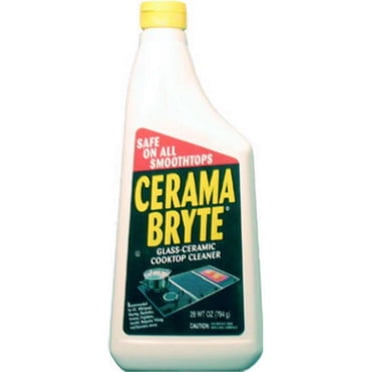 Cerama Bryte 28oz Bottle, Ceramic Cooktop Cleaner for Stainless Steel ...