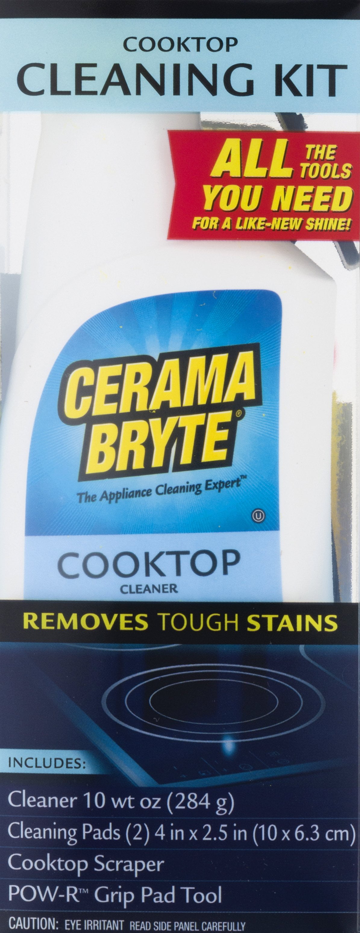 Cerama Bryte Ceramic Cooktop Cleaning & Polish Kit for Stove Top ...