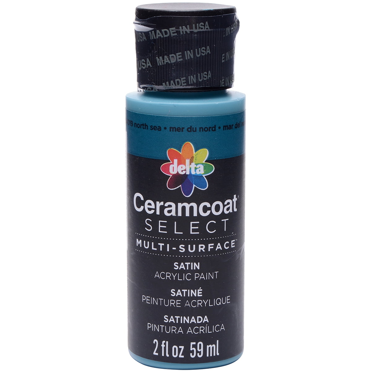 Ceramcoat Select Multi-Surface Paint 2oz-North Sea, Pk 6, Delta ...