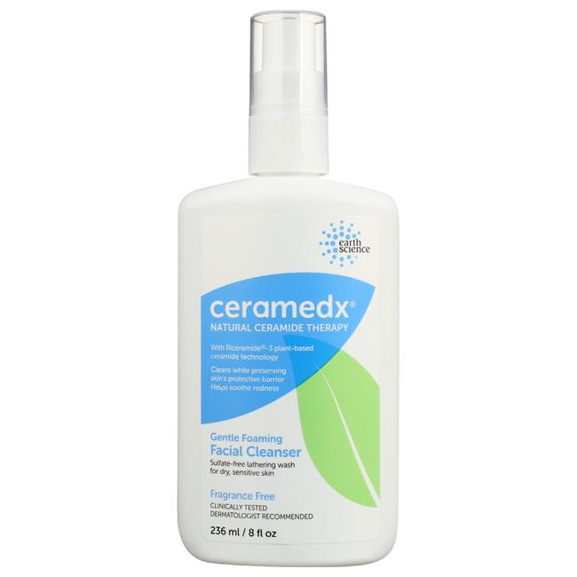 Ceramedx Gentle Foaming Facial Cleanser, Fragrance Free, 8 fl oz (236 ...