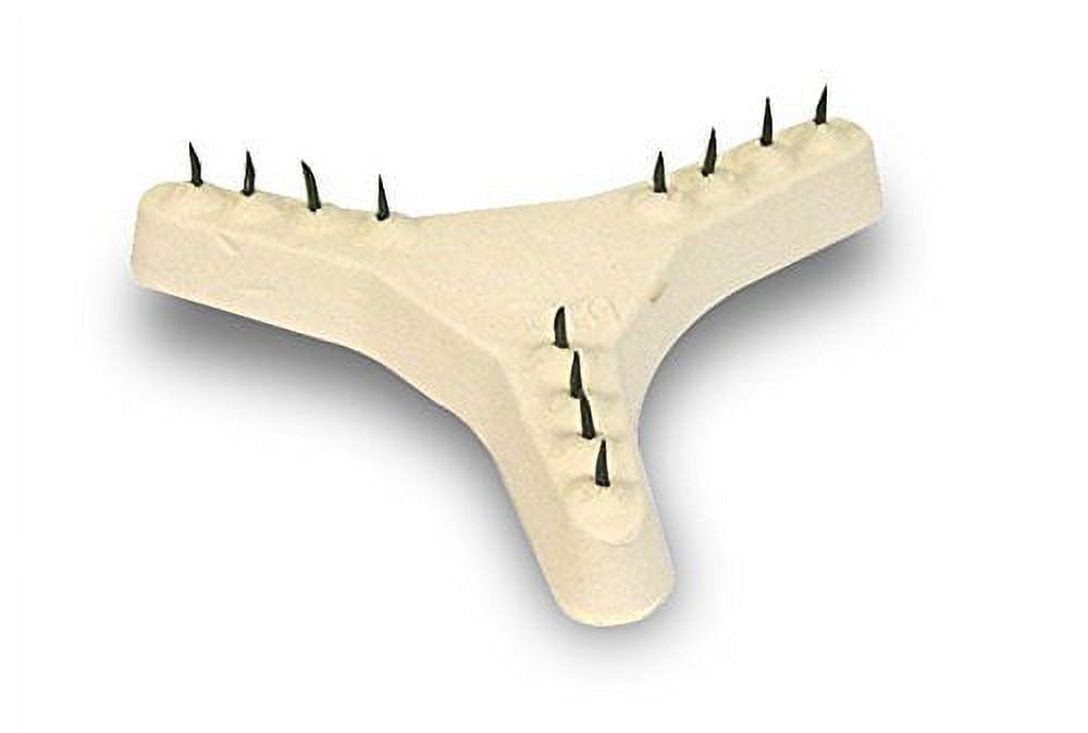 Ceramic 12 Point Star Stilt Has 3-3/4 Inches Between The Outside Pins ...