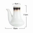 Ceramic 160ml Seasoning Pot - Small Soy Sauce, Vinegar, and Sesame Oil ...