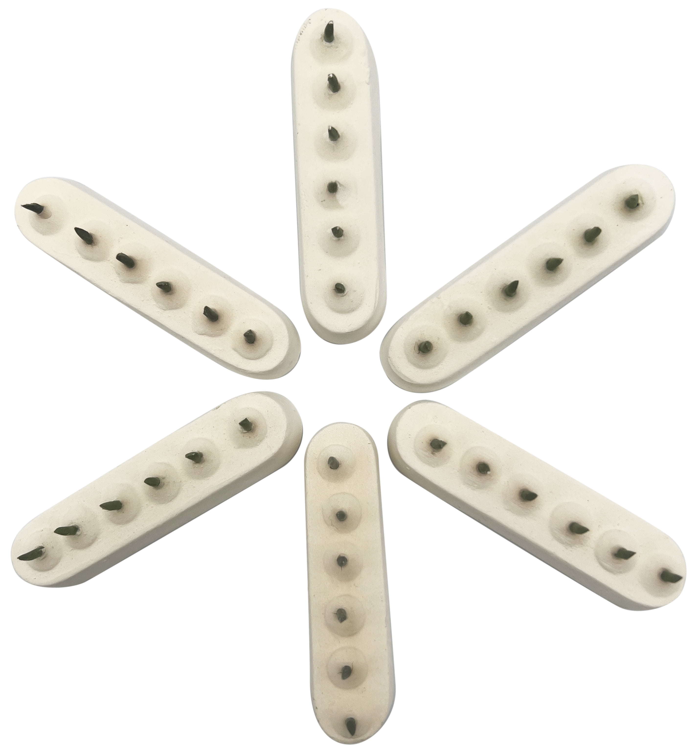 Ceramic 6-Point Bar Stilt with Outside Points 1-7/8" Apart - CONE 03 ...
