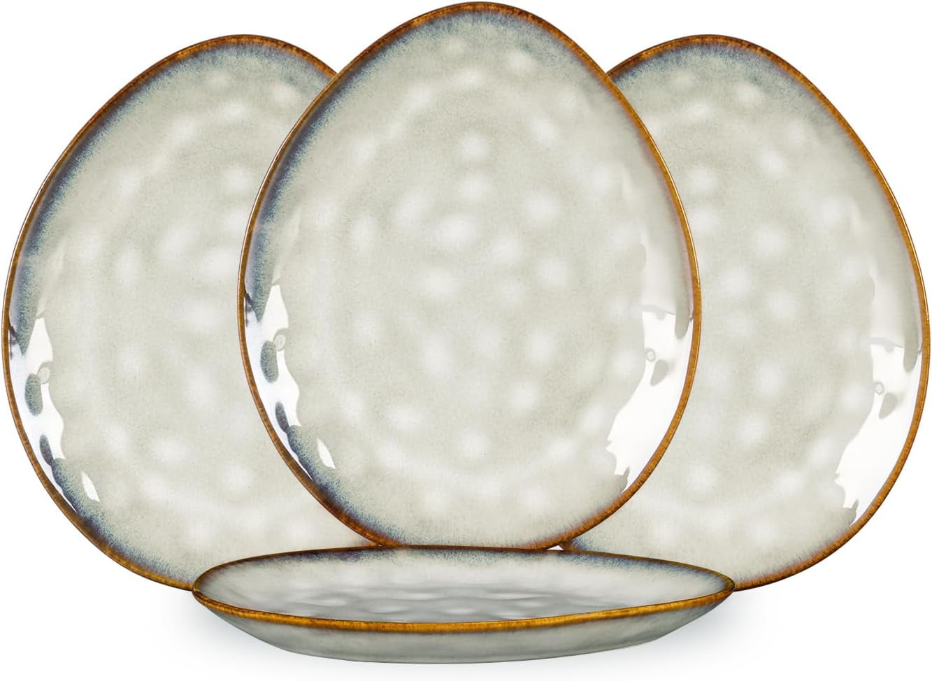 Ceramic Appetizer Plates, 6.75 Inch Porcelain Dessert Plate, Cake ...