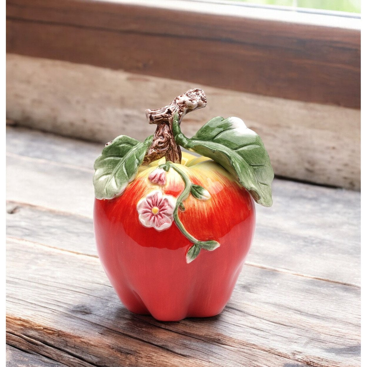 Ceramic Apple Figurine, Home Decor, Kitchen Decor, Gift for Teacher ...