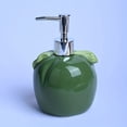 Ceramic Apple Soap Dispenser - Green & Red Apple Liquid Soap Pump for ...