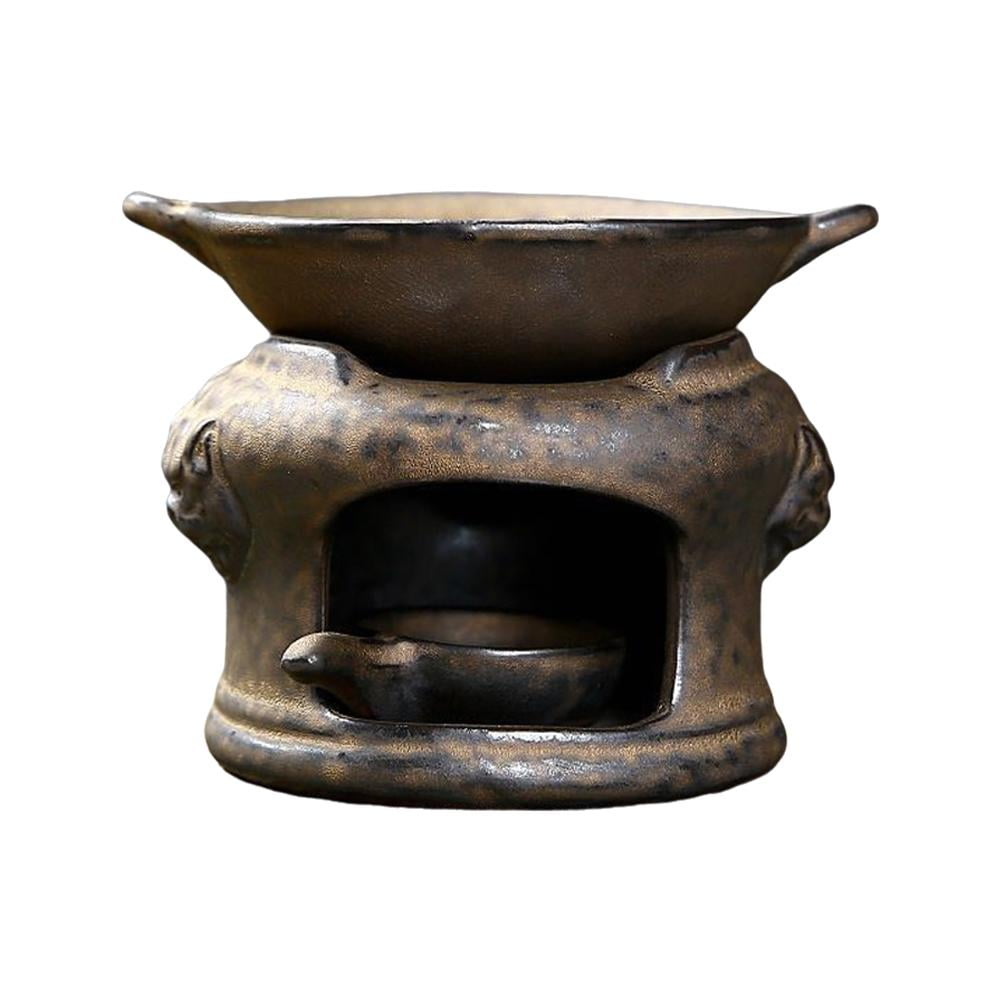 Ceramic Aromatherapy Burner,Ceramic Tea Stove Warmer Set,Cedar and Zen ...