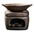 Ceramic Aromatherapy Burner for Home and Spa, Elegant Tea Light Censer ...