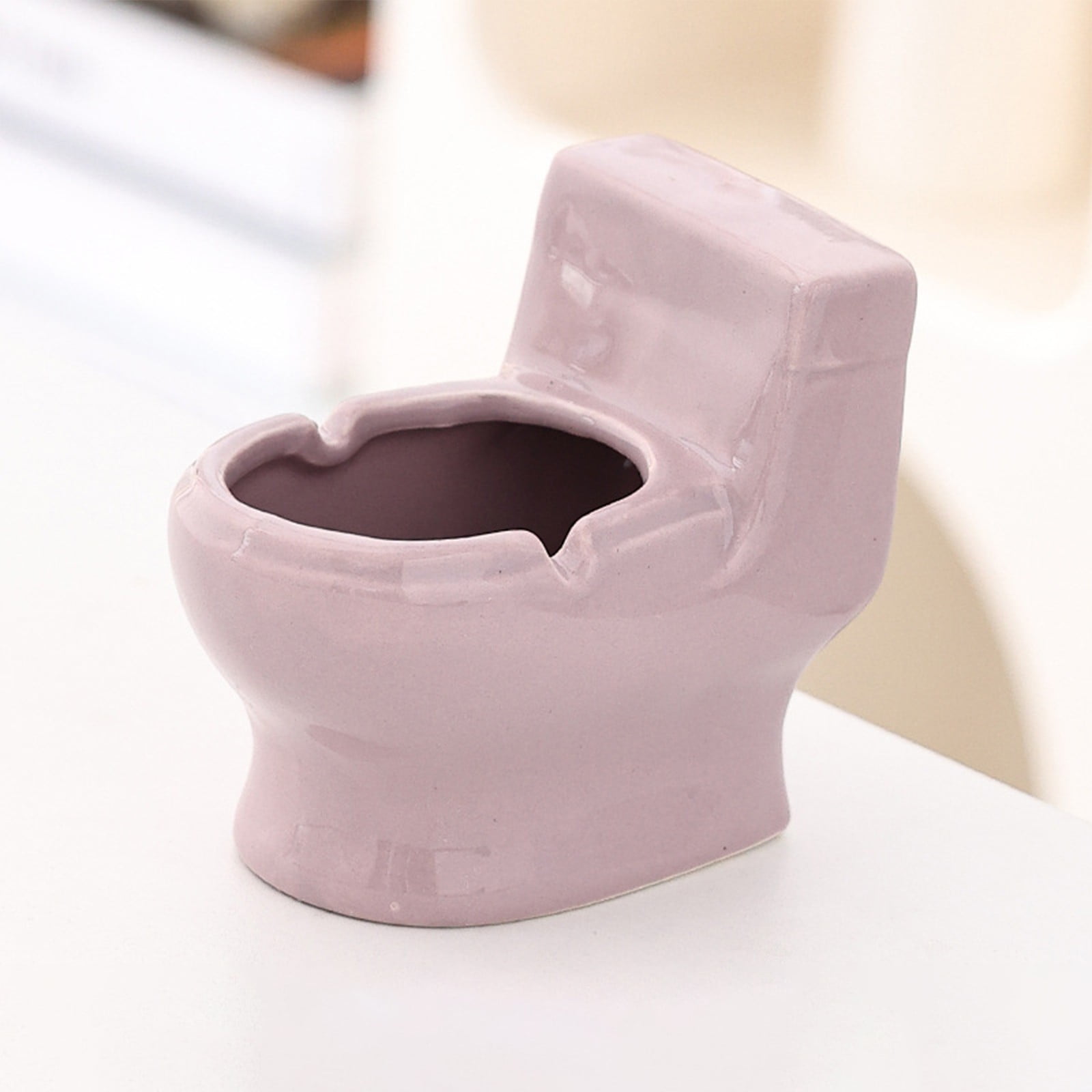 Ceramic Ashtray for Home & Car Use, Decorative Ash Tray with Art Deco ...