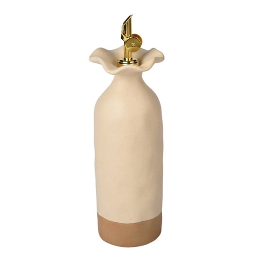 Ceramic Automatic Oil and Vinegar Dispenser Bottle - Easy Open and ...