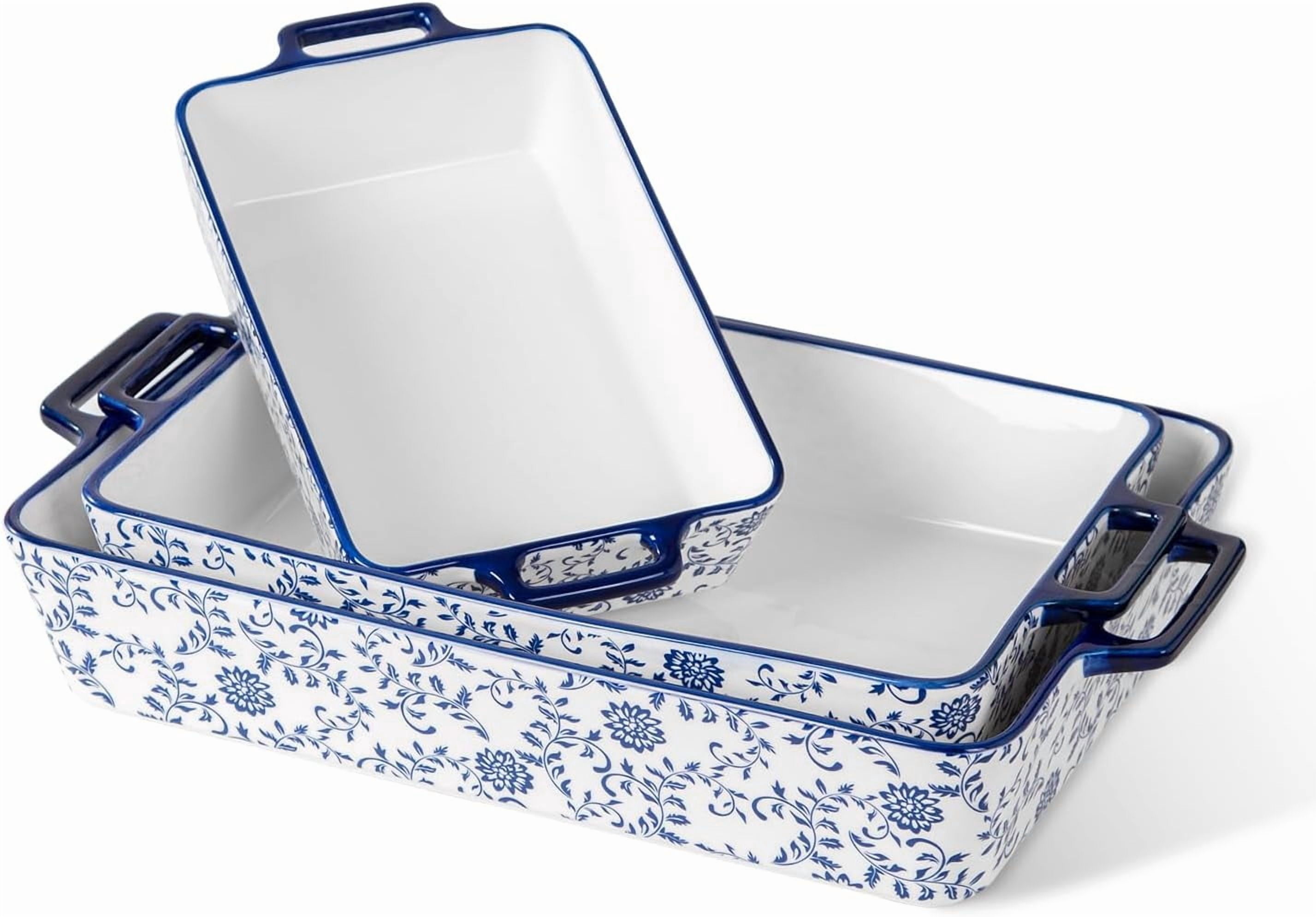 Ceramic Bakeware Set - Casserole Dish Baking Dishes for Oven ...