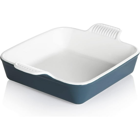 Ceramic Baking Dish, 9 x 9 Cake Baking Pan for Brownie, Porcelain ...