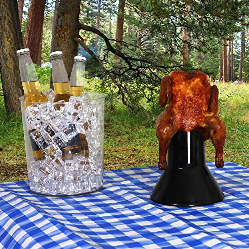 Ceramic Beer Can Chicken Holder for Smoker Accessories - Ceramic ...