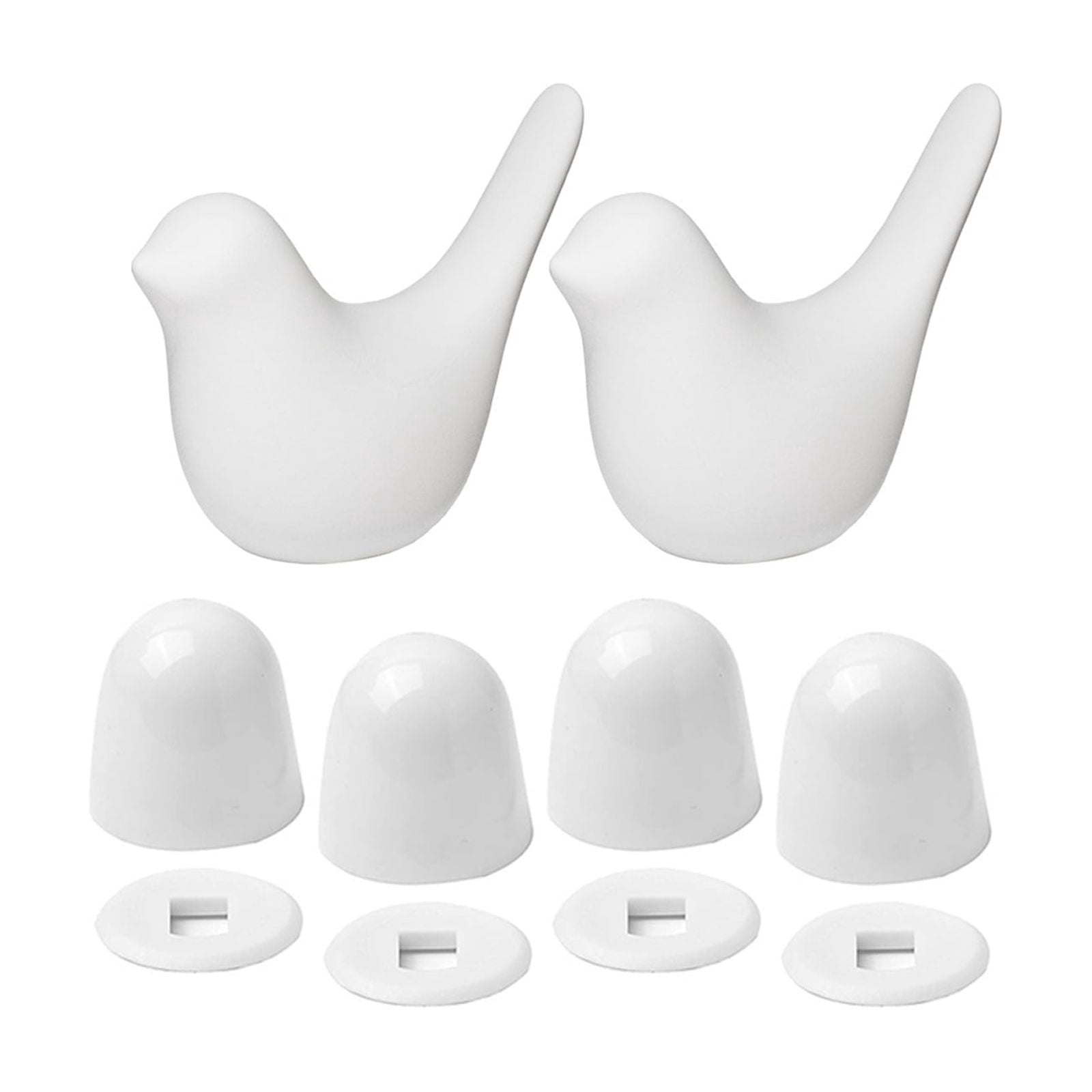 Ceramic Bird Shaped Motorhome Toilet Bolt Covers Gold Finish ABS ...