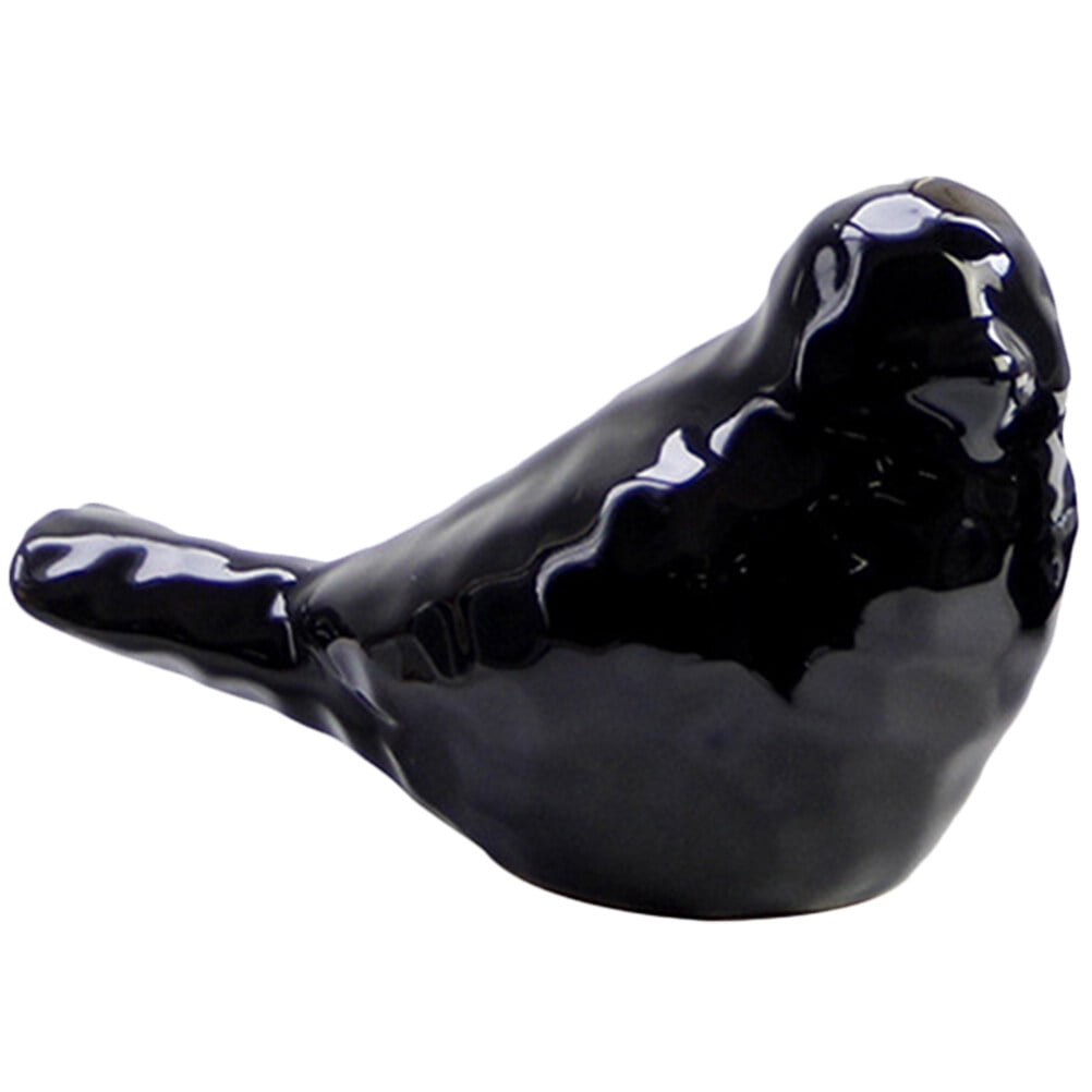 Ceramic Bird Statue Ornament Desktop Ceramic Small Bird Figurine ...