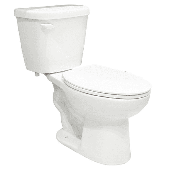 HOROW Compact 1.28GPF Dual Flush One Piece Toilet with Seat - Efficient ...