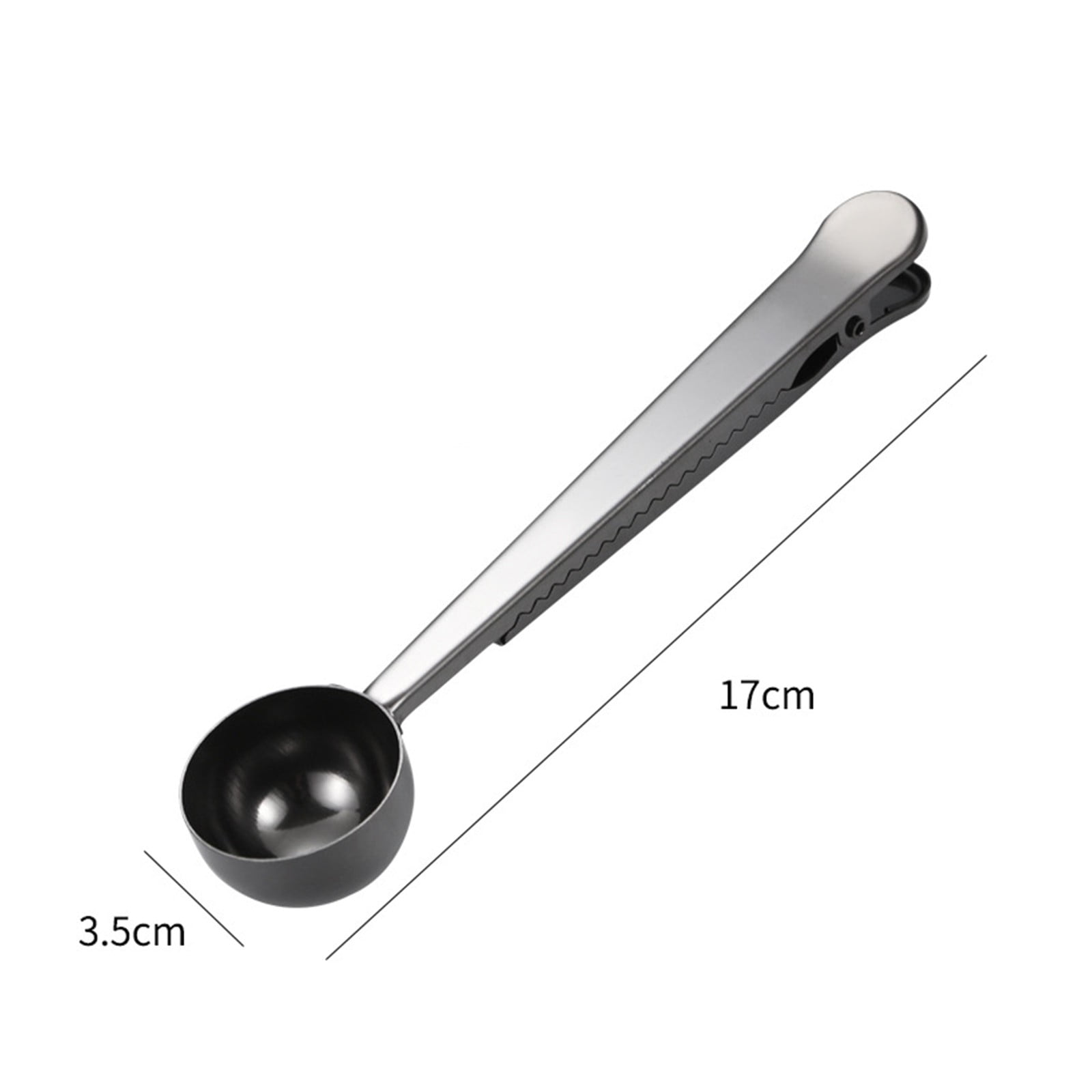 Stainless Steel Coffee Measuring Spoon Clip | Multifunction Food Sealer ...