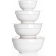 Ceramic Bowl Set with Lids, Serving Bowls with Lids, Food Storage ...
