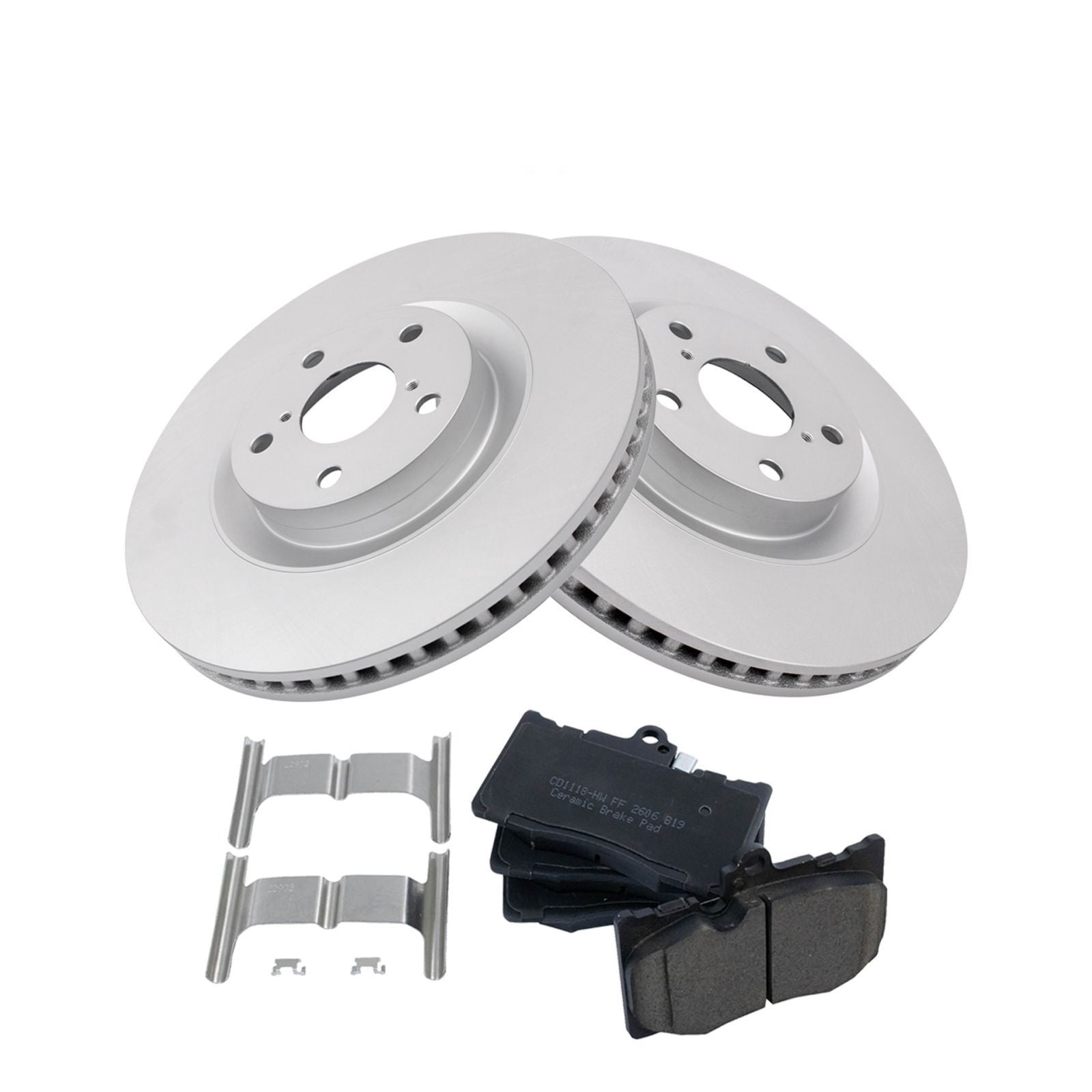 Ceramic Brake Pad & G-Coated Rotor Kit for Lexus for GS300 for GS350 ...