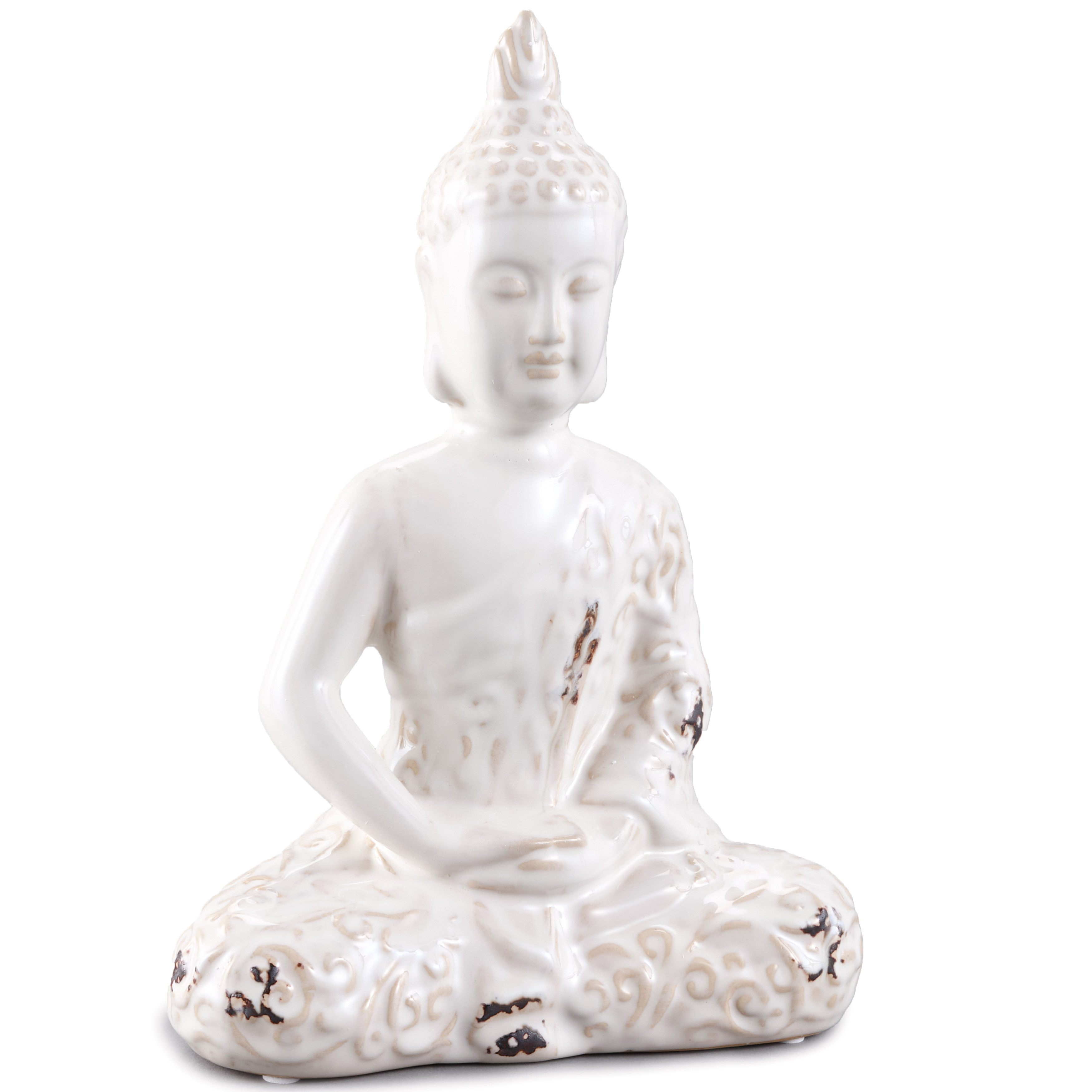 Northlight Resting Mosaic Buddha Outdoor Ceramic Garden Statue - 17 ...