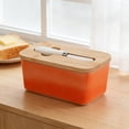 Ceramic Butter Dish with Lid, Large Butter Keeper for Countertop with ...