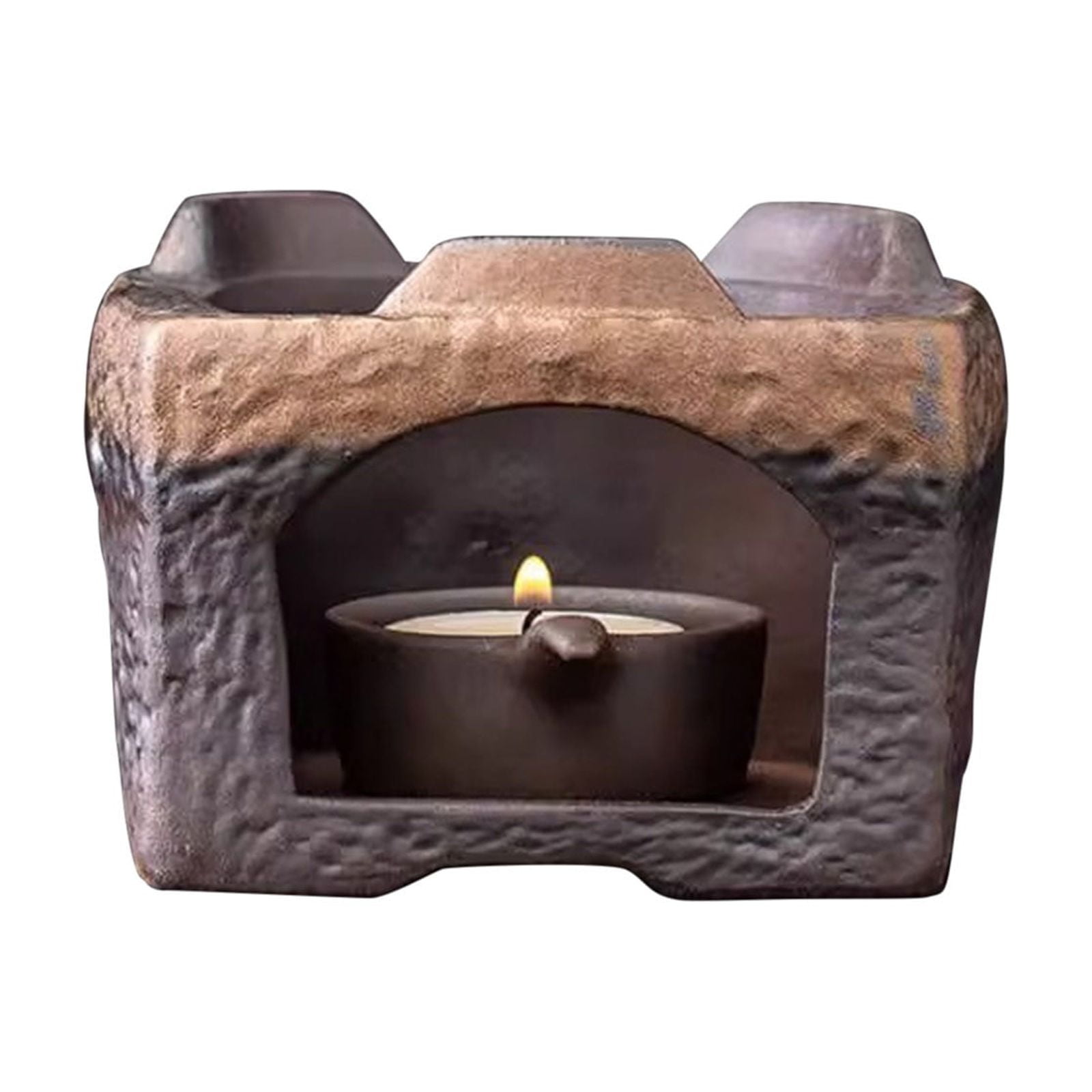 Ceramic Candle Heated Tea Warmer, Constant Temperature Keeping Tea ...