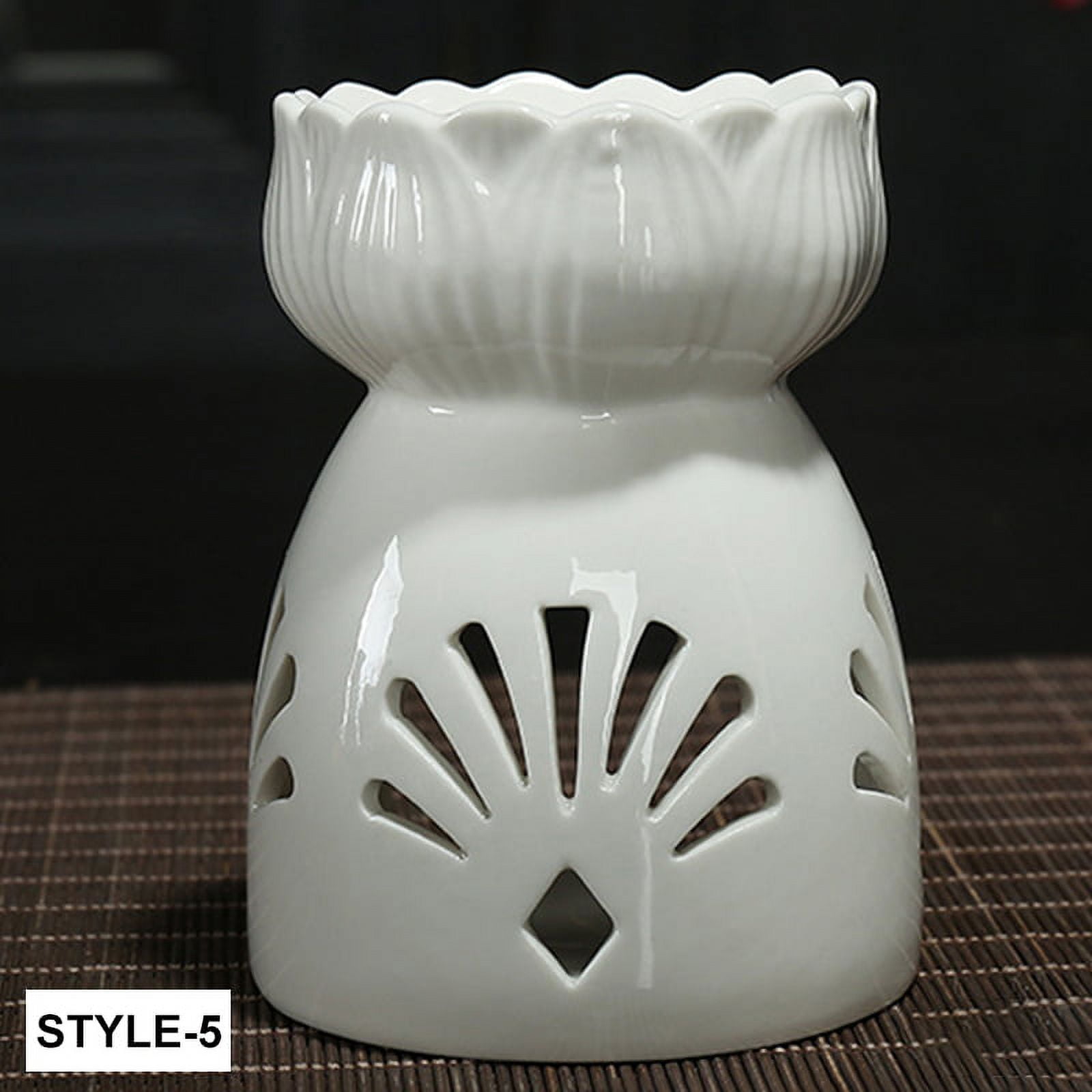 Ceramic Candle Holder Oil Incense Burner Essential Aromatherapy Oil ...