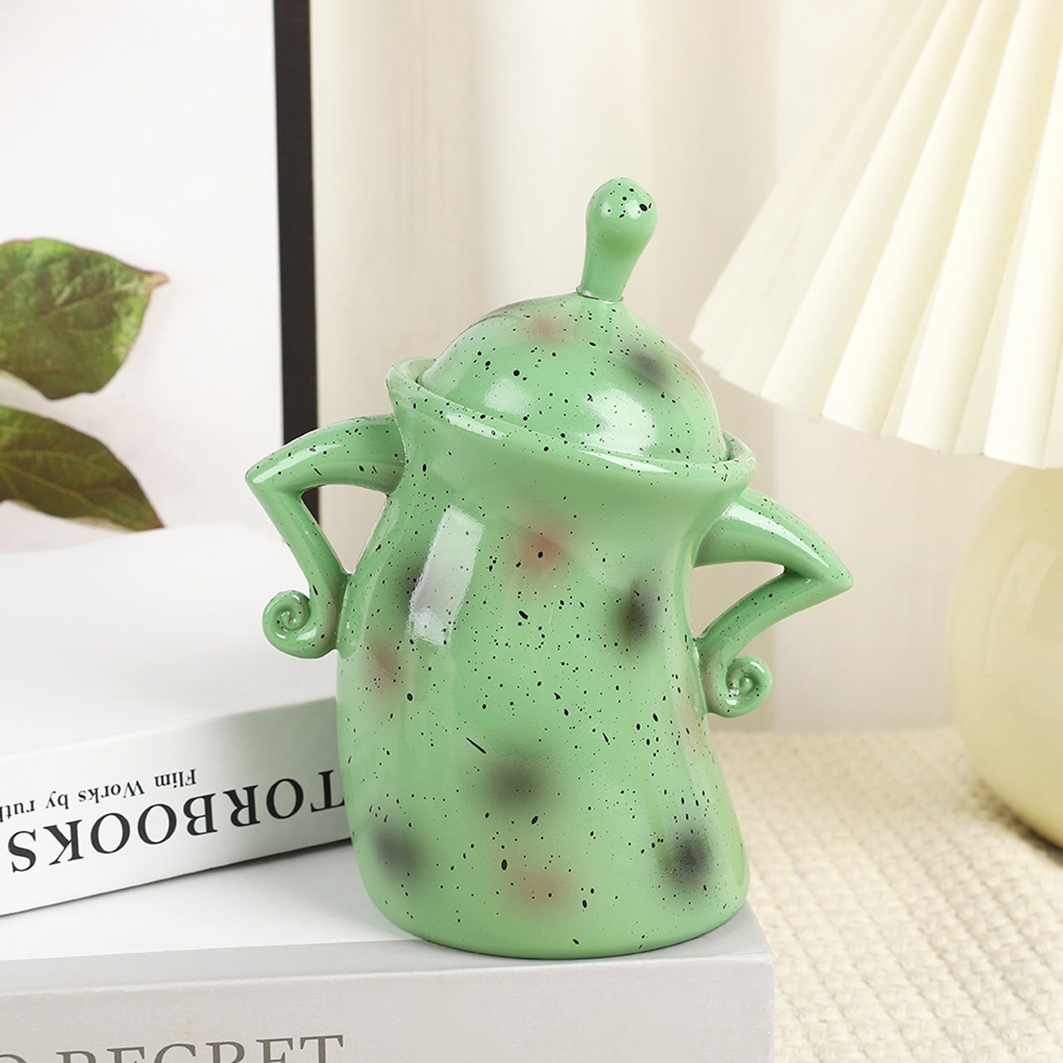 Ceramic Canister with Attitude , Spice Jars with Airtight Seal Lid for ...