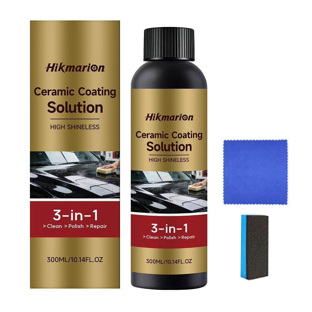 Ceramic Car Coating Kit, Crystal Car Plastic Plating Refurbishing Agent ...