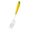 Ceramic Carrot Handle Stainless Fork And Spoon Set, Creative Cute ...