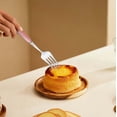 Ceramic Carrot Handle Stainless Steel Fork Spoon Set Cute Dessert ...