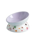 Ceramic Cat Bowl Anti Tipping Large Capacity Dog Food Feeding Basin ...