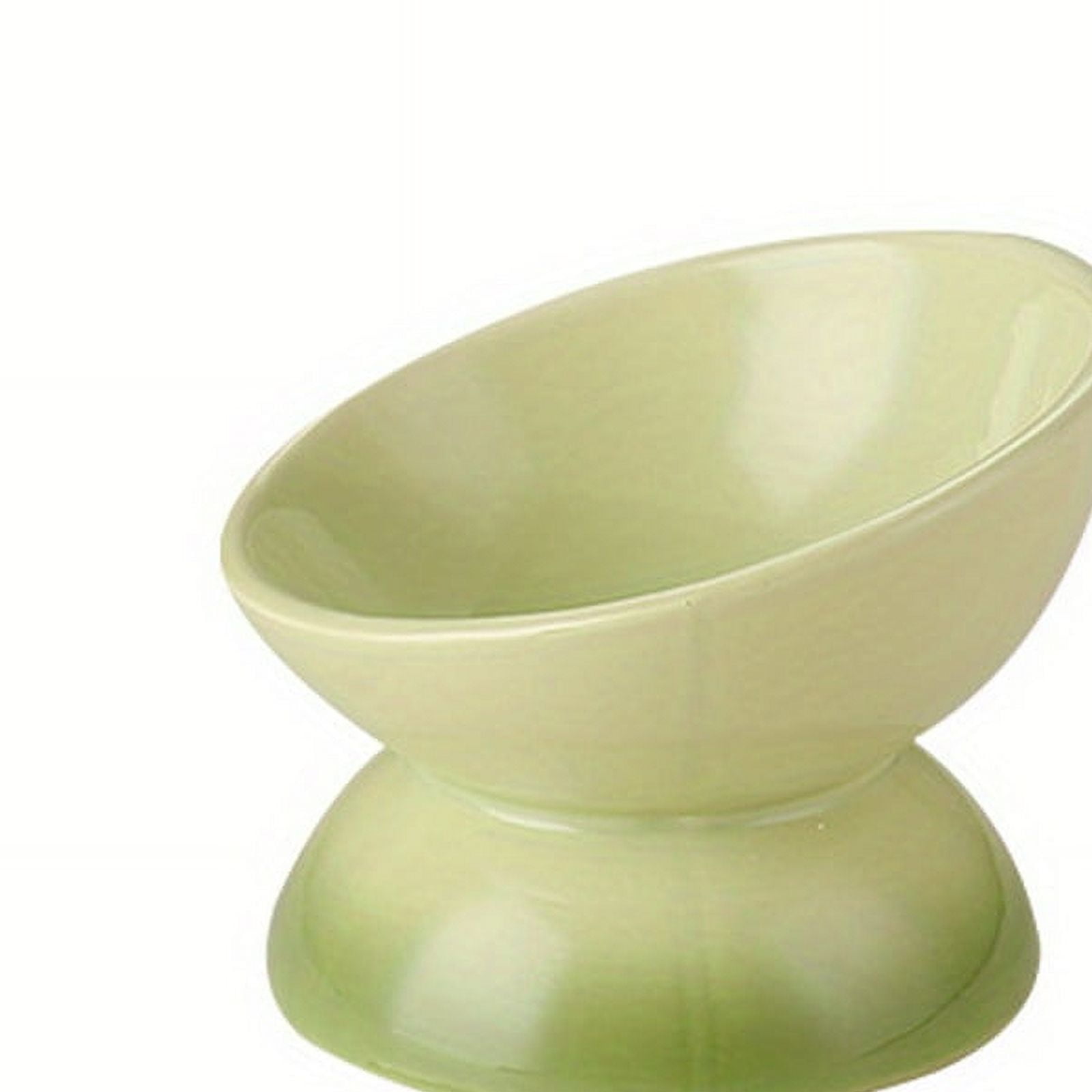 Ceramic Cat Bowl Pet Accessories Drink Water Bowl Diagonal High Feet ...