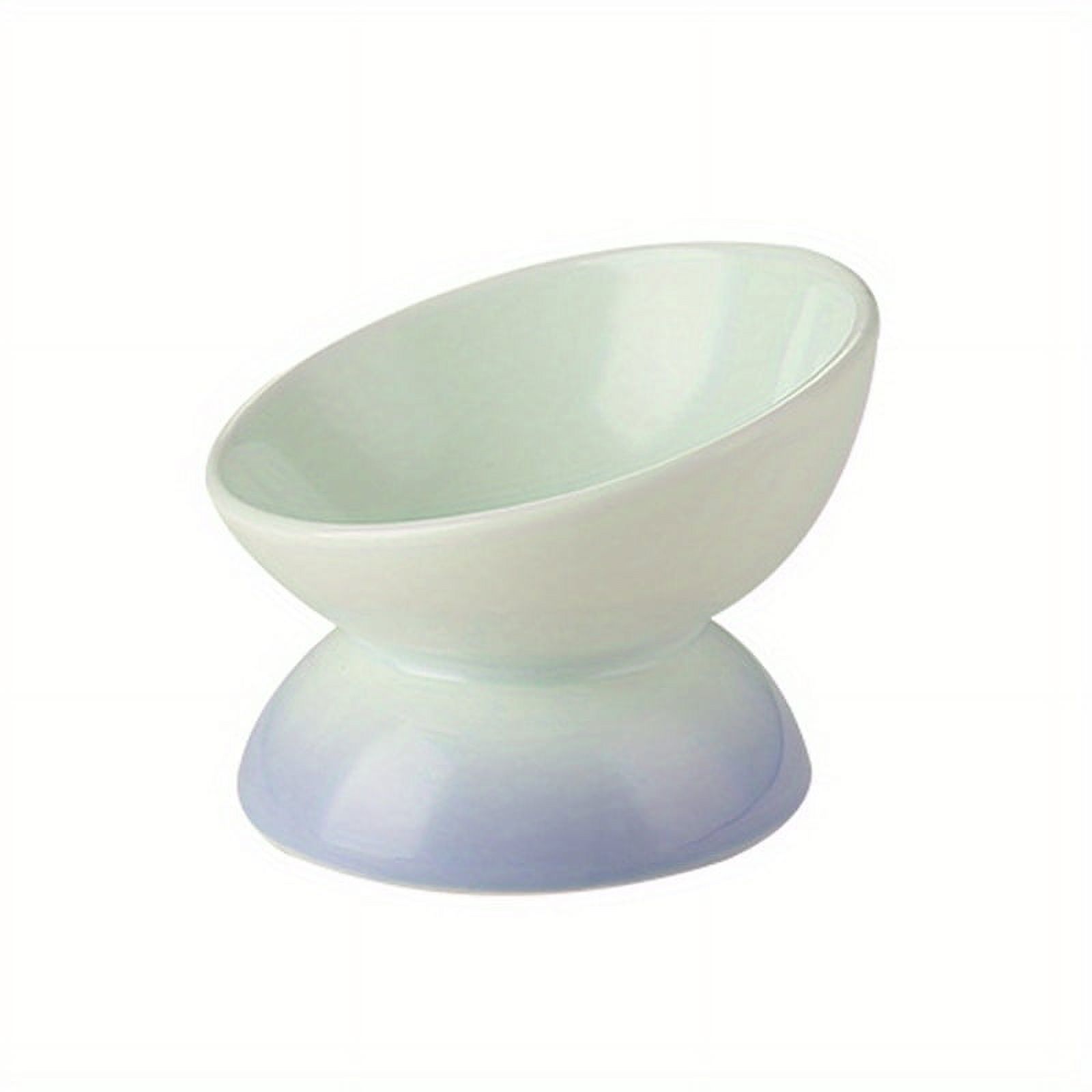 Ceramic Cat Bowl Pet Accessories Drink Water Bowl Diagonal High Feet ...