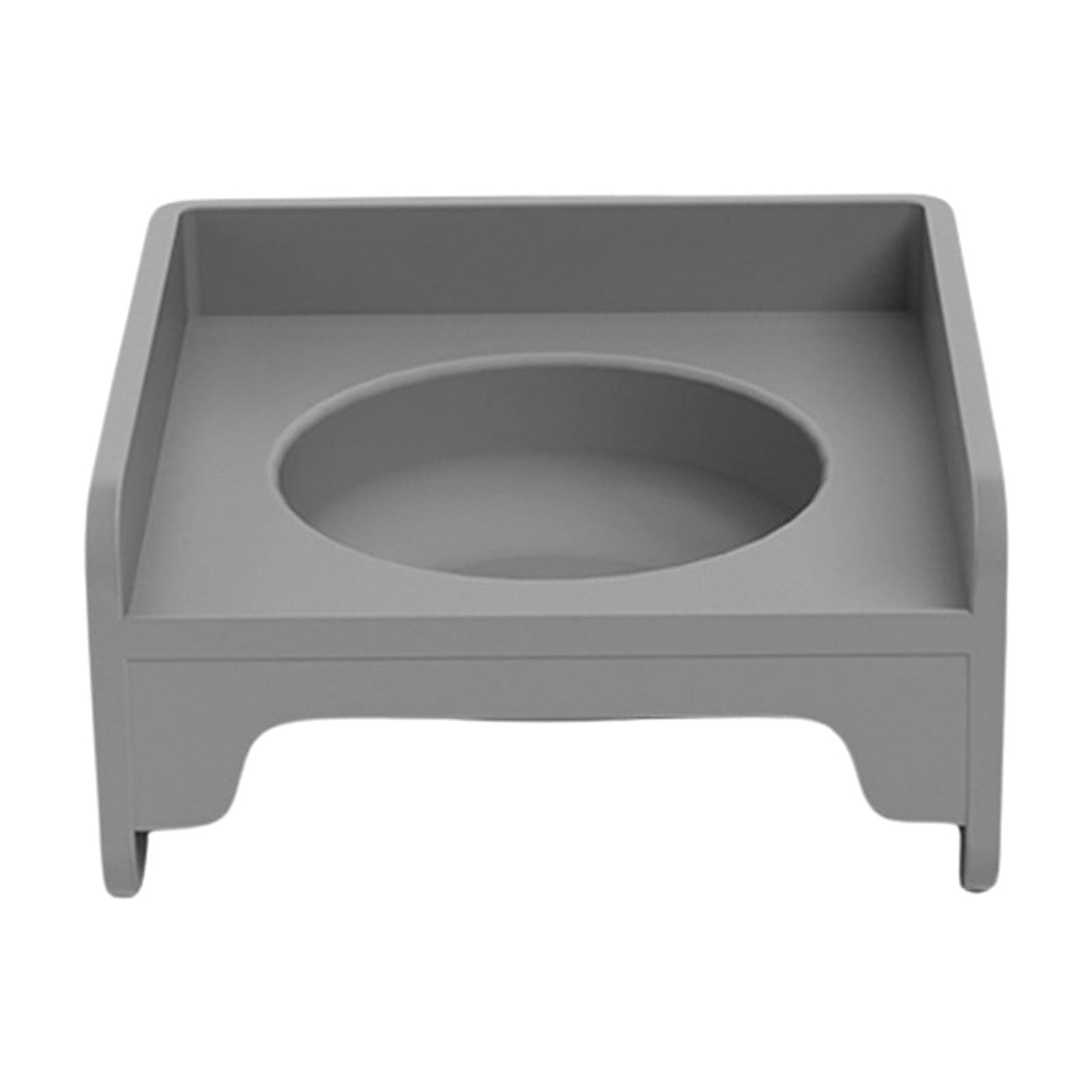 Ceramic Cat Bowl With Wide Mouth Chin Square Raised Pet Dish For Cats ...
