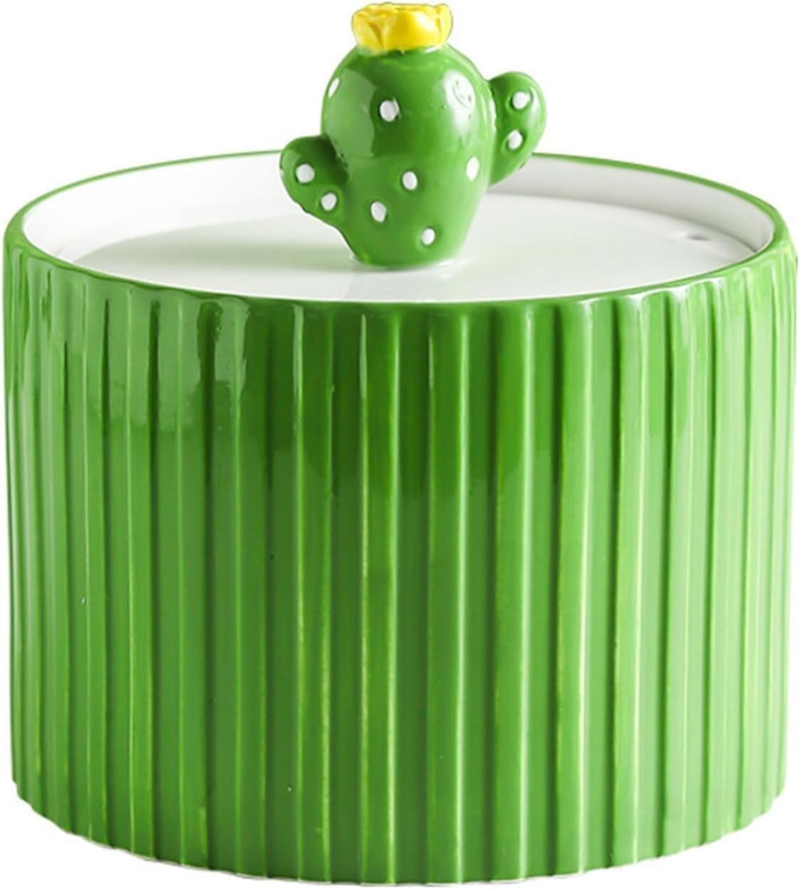 Ceramic Cat Water Fountain,Super Quiet Automatic Circulating Pet ...