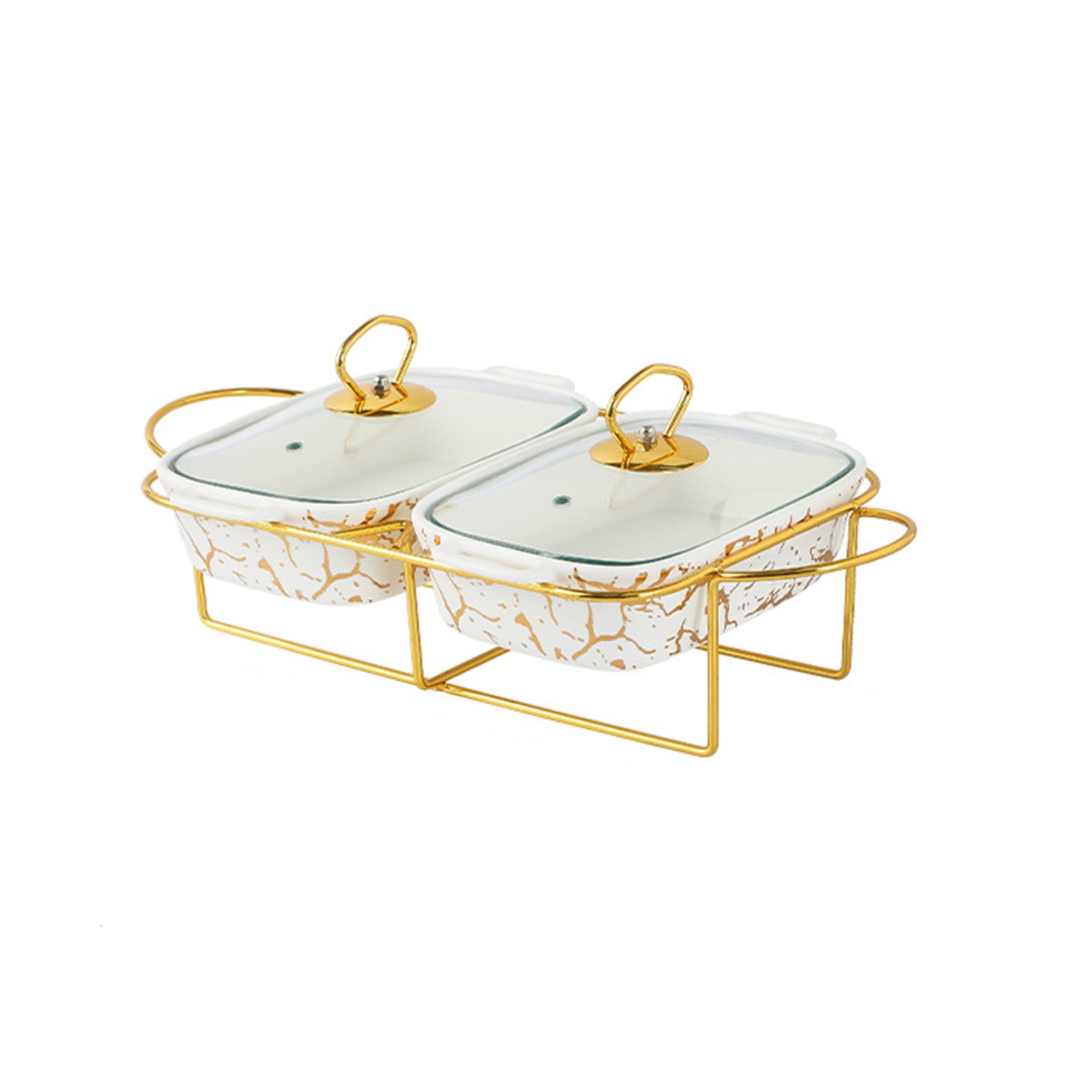 Ceramic Chafing Dish Buffet Set, Chafing Dish Cookware Sets, Easy to ...