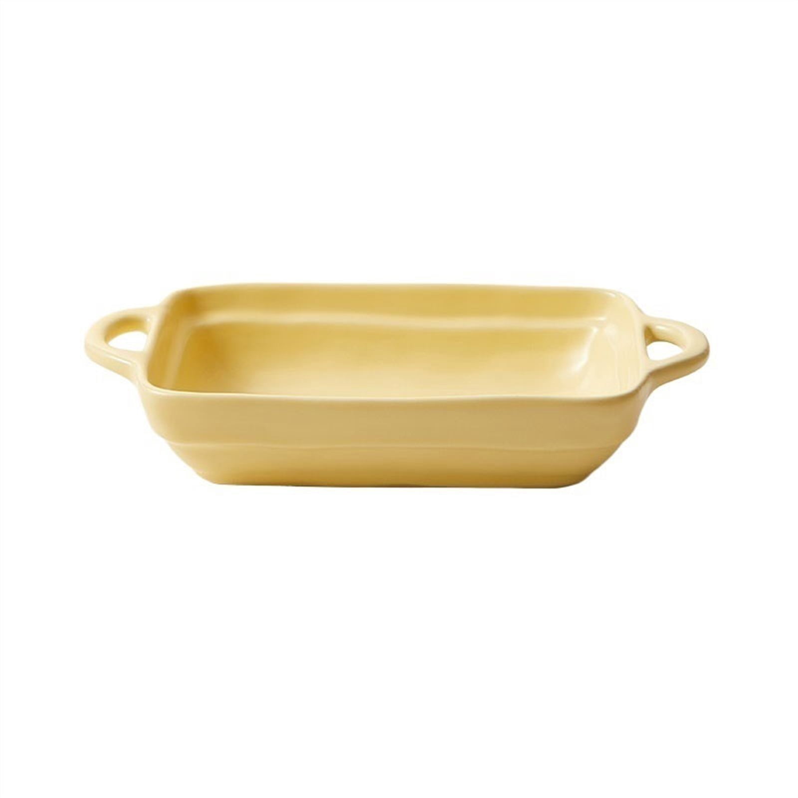Ceramic Cheese Baked Rice Baking DishDouble Ear Baking BowlHome ...