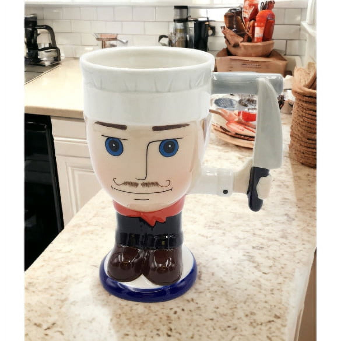 Ceramic Chef Mug 10oz Playful Restaurant - Walmart.com