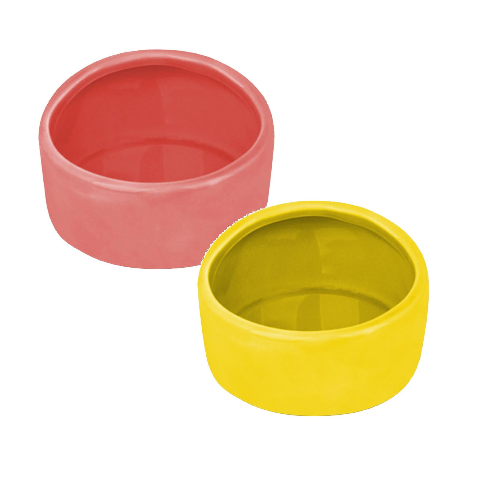 Ceramic Chew Hamster Food Bowl Water Dish For And Other Small Animals ...