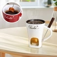 Ceramic Chocolate Fondue Cup, Household Candle Heating Stove for ...