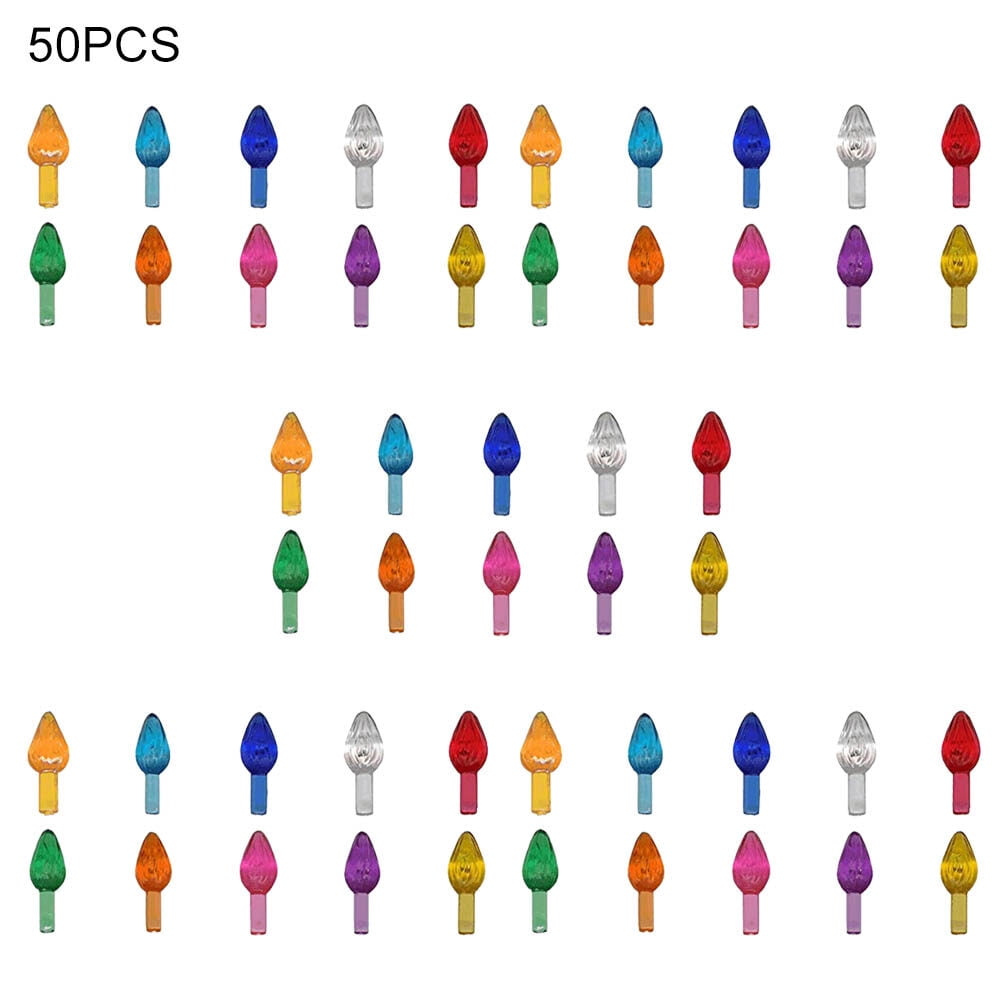 Ceramic Christmas Tree Light Up Twist/Bulbs, Medium Assorted Colors ...