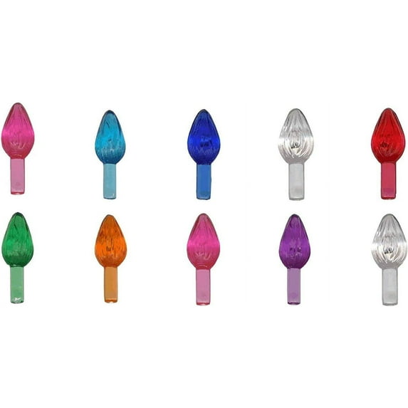 Ceramic Christmas Tree Replacement Lights, Medium Twist Light Ornaments ...