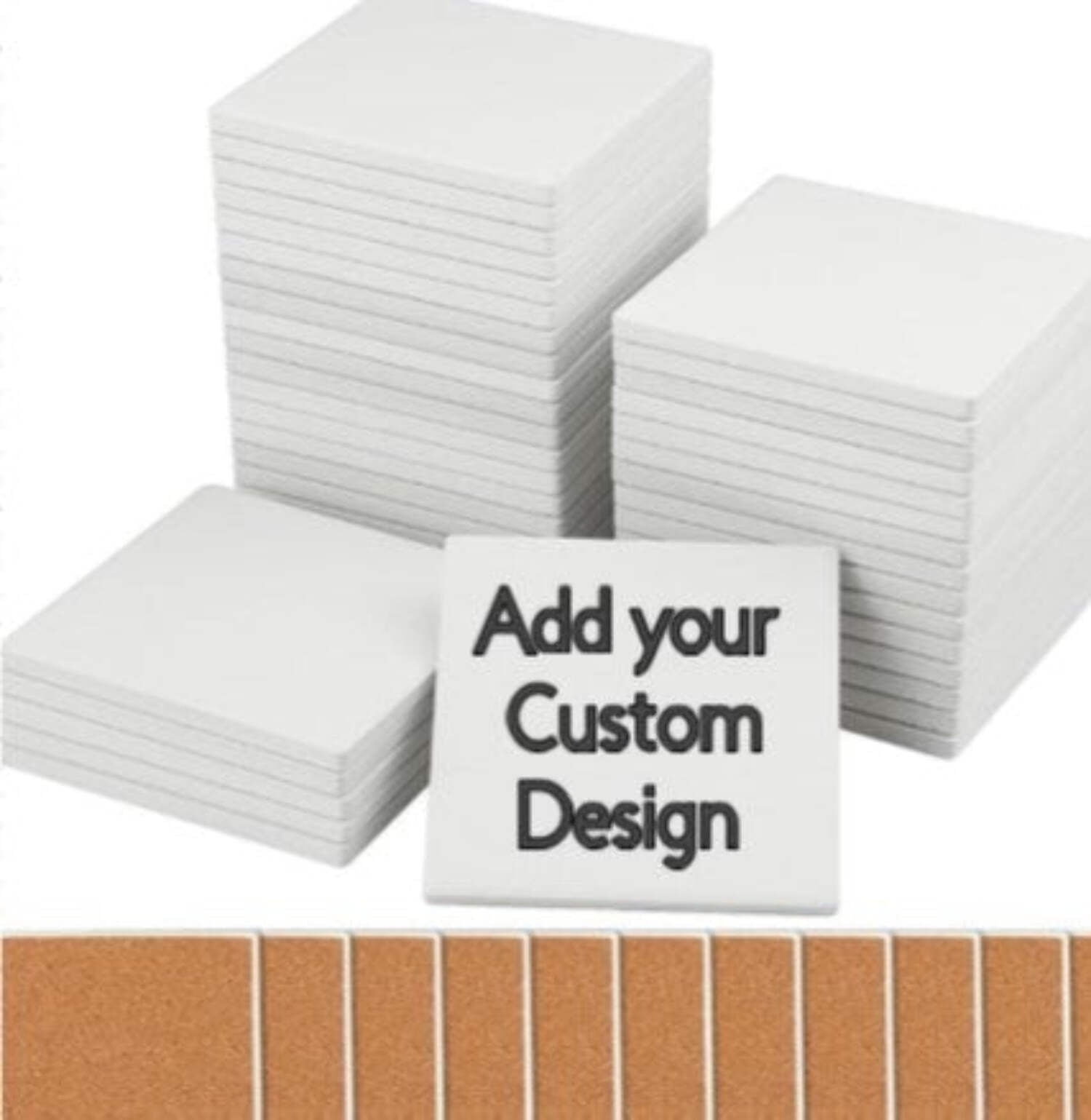 Ceramic Coasters - Custom Design - different shapes - Walmart.com